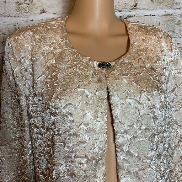 R&M | Sweaters | Vintage Crinkle Cardigan In Champagne | Poshmark